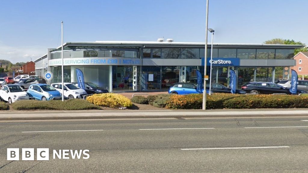 Police vehicle rammed by car stolen from showroom Police vehicle rammed by car stolen from showroom