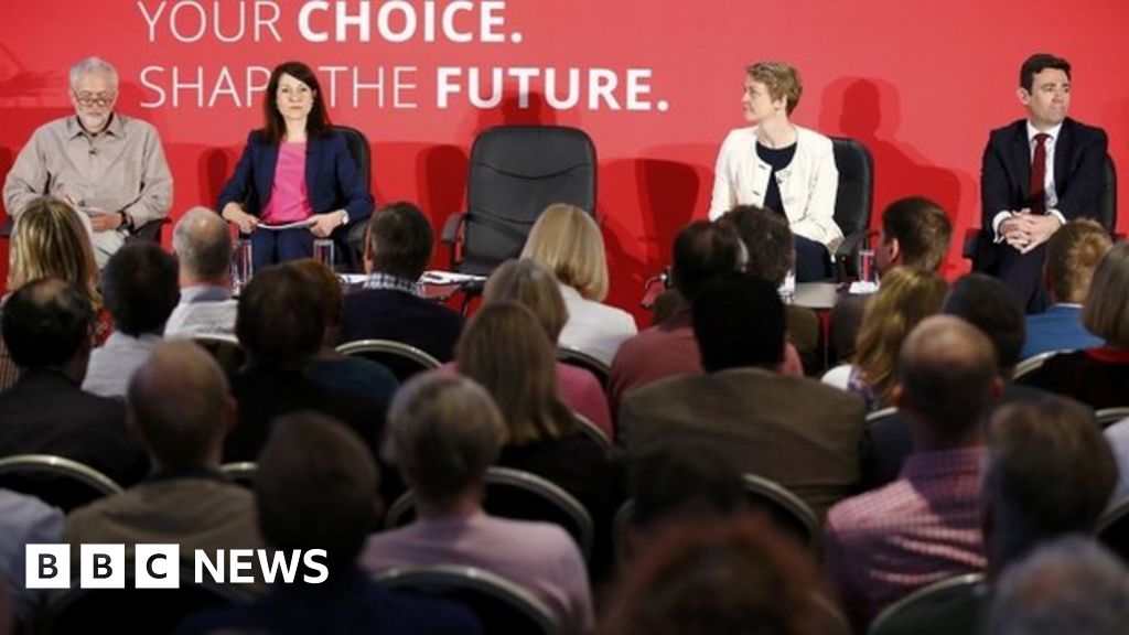 Labour leadership hopefuls debate economy and Trident at hustings - BBC ...