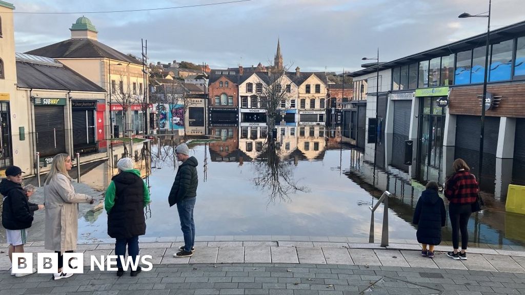 Downpatrick flooding has 'ripped the heart' out of town - BBC News
