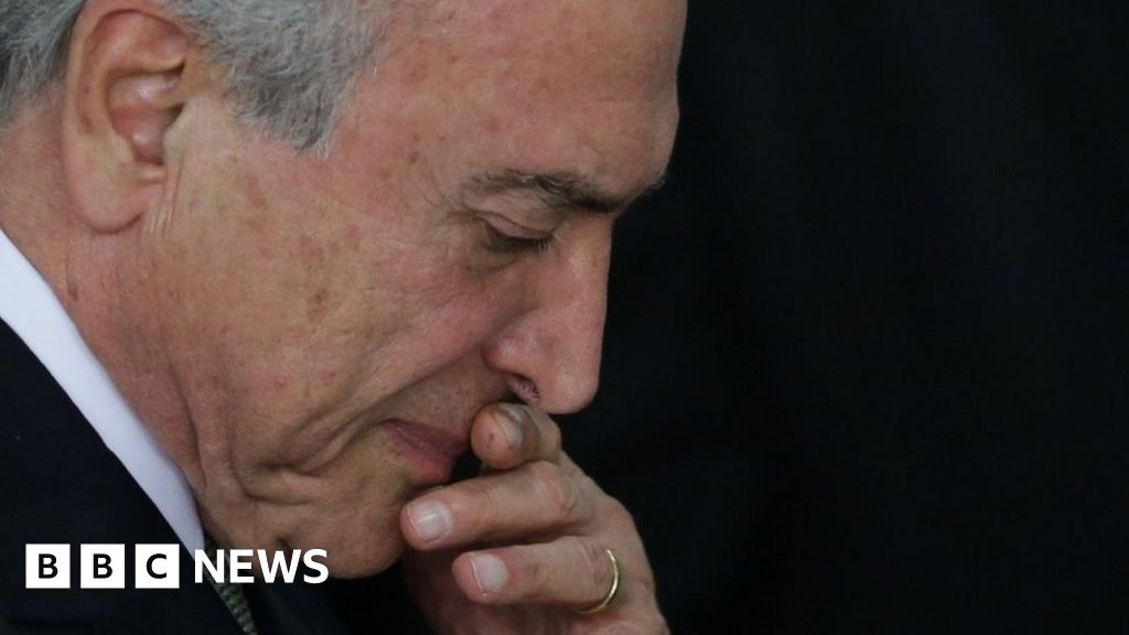 Brazil President Temer drawn into Petrobras bribery scandal - BBC News