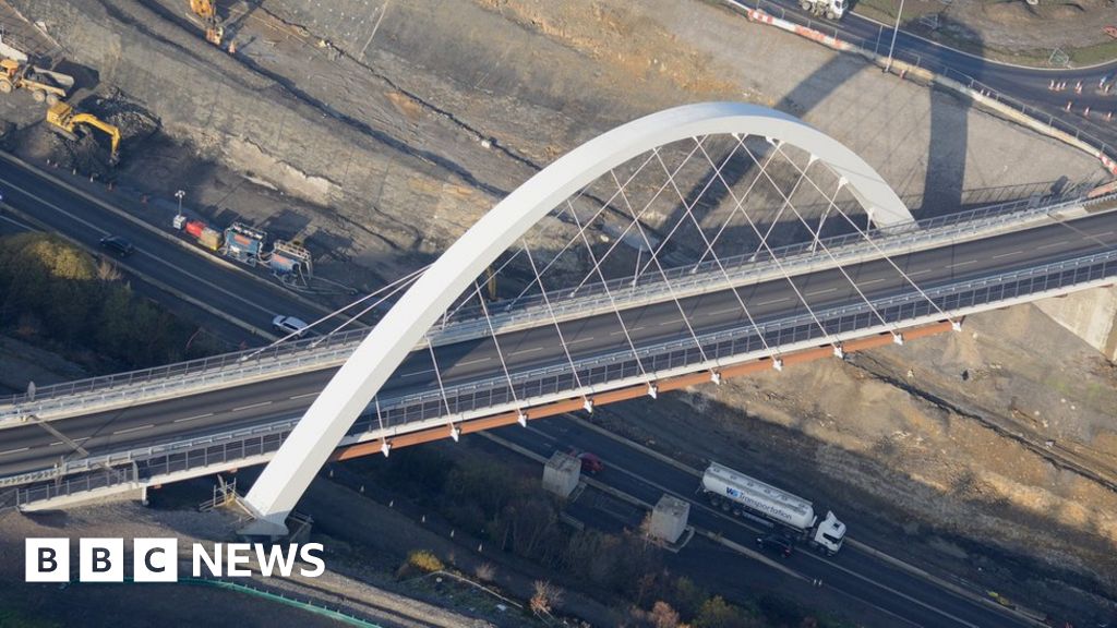 Road-widening upgrade of A465 is £100m over budget - BBC News