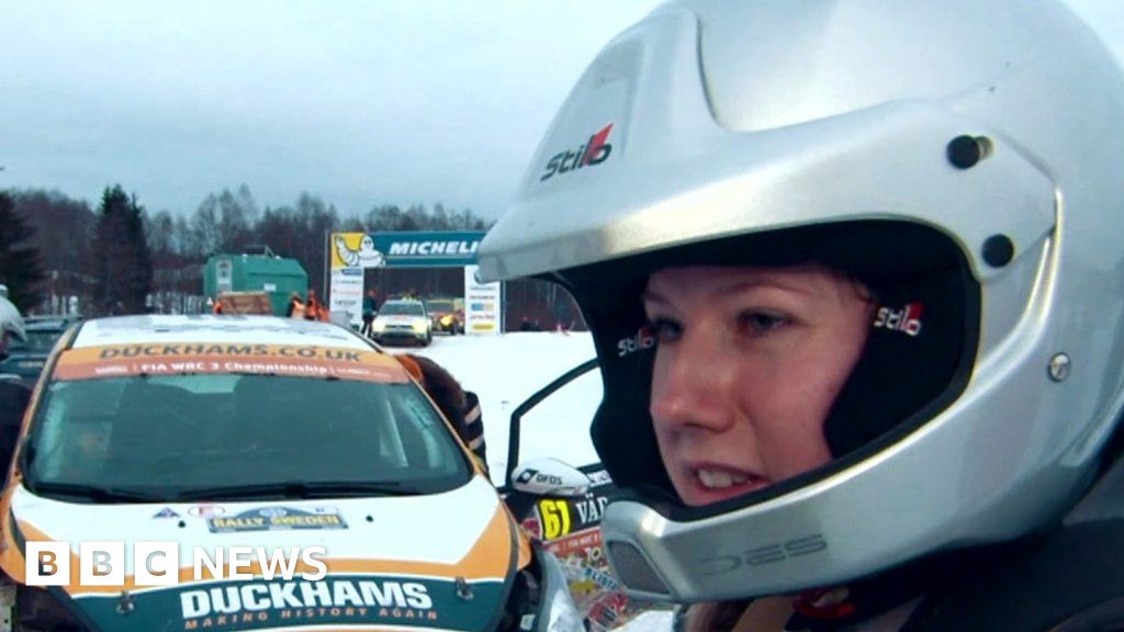 Tough road ahead for female rally driver - BBC News