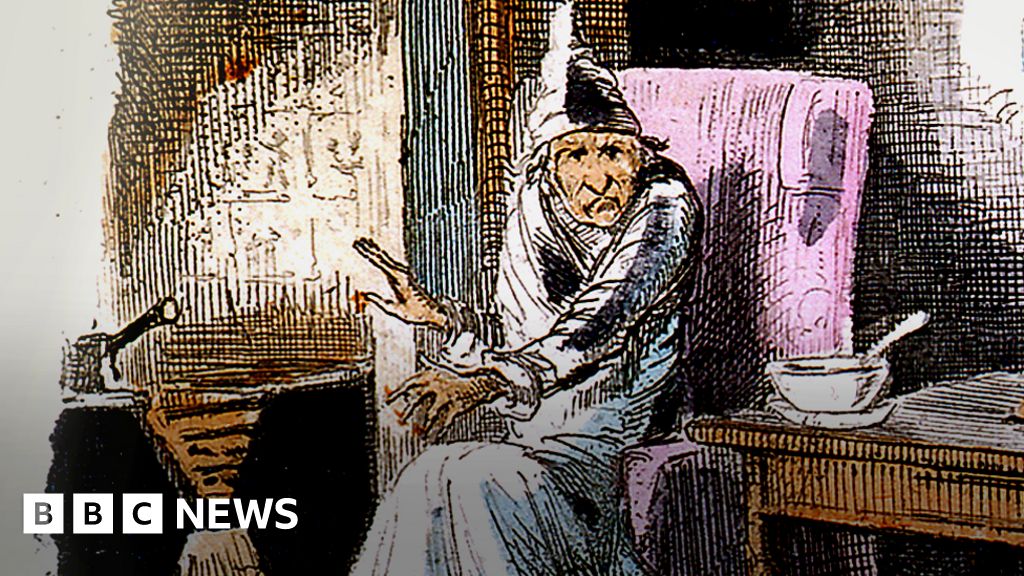 The very first pictures of Scrooge - BBC News