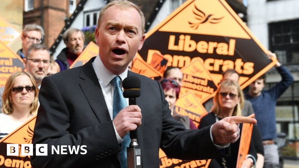 Tim Farron pledges to double number of Lib Dem MPs - BBC News