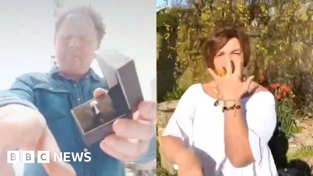 Coronavirus: Devon couple get engaged on TikTok - BBC News