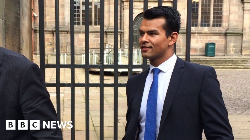 Derbyshire cricketer Shiv Thakor guilty of exposing himself - BBC News