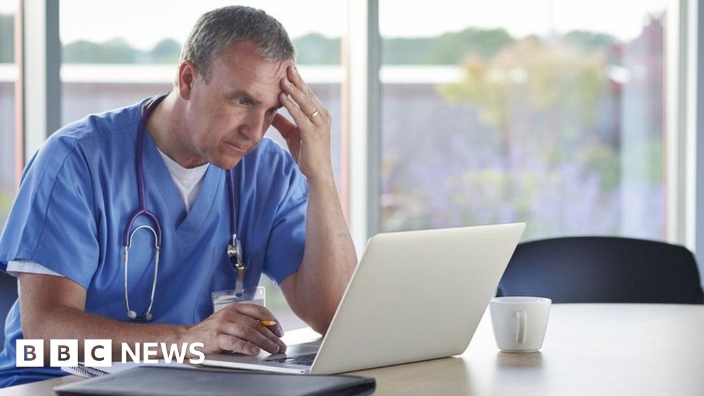 NHS system failure means thousands unable to see GPs - BBC News