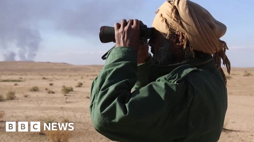 Syrian fighters call in US air strikes against IS - BBC News