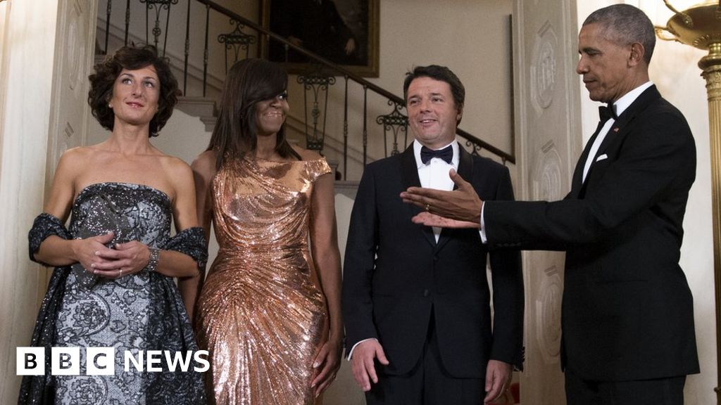 Michelle Obama: First lady's final state dinner is 'bittersweet' - BBC News