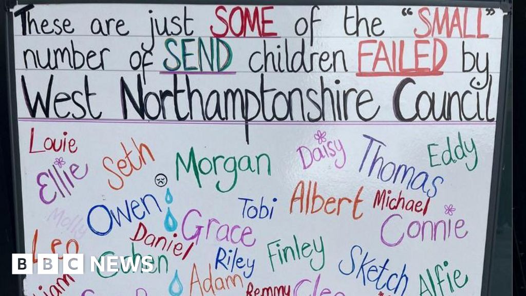 Names put on display in West Northants SEND 'crisis' protest