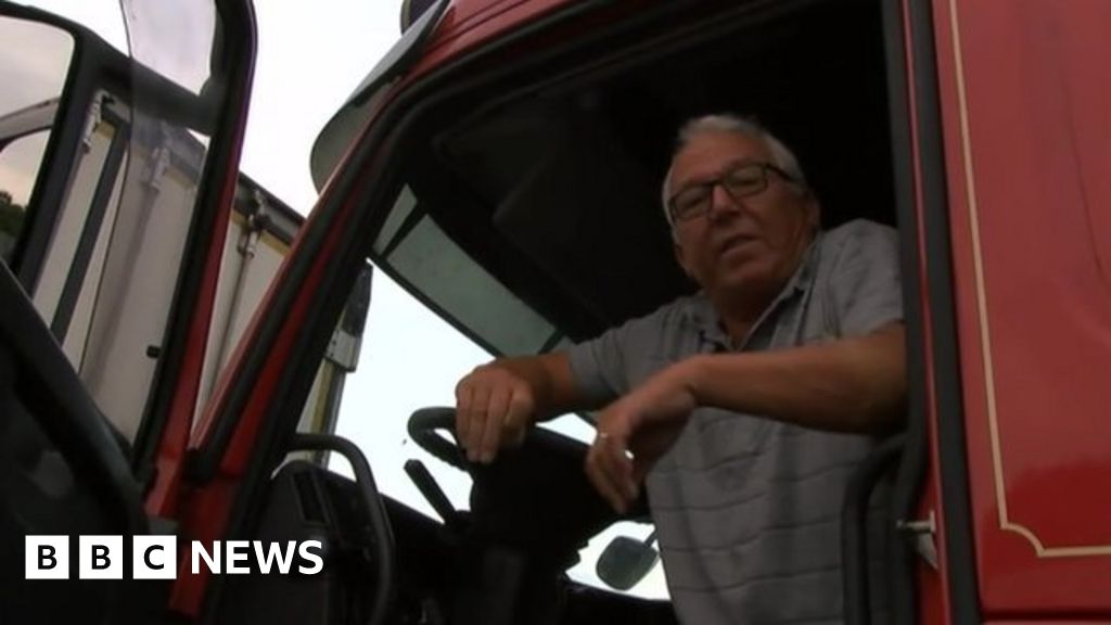 View from the cab: Operation Stack - BBC News