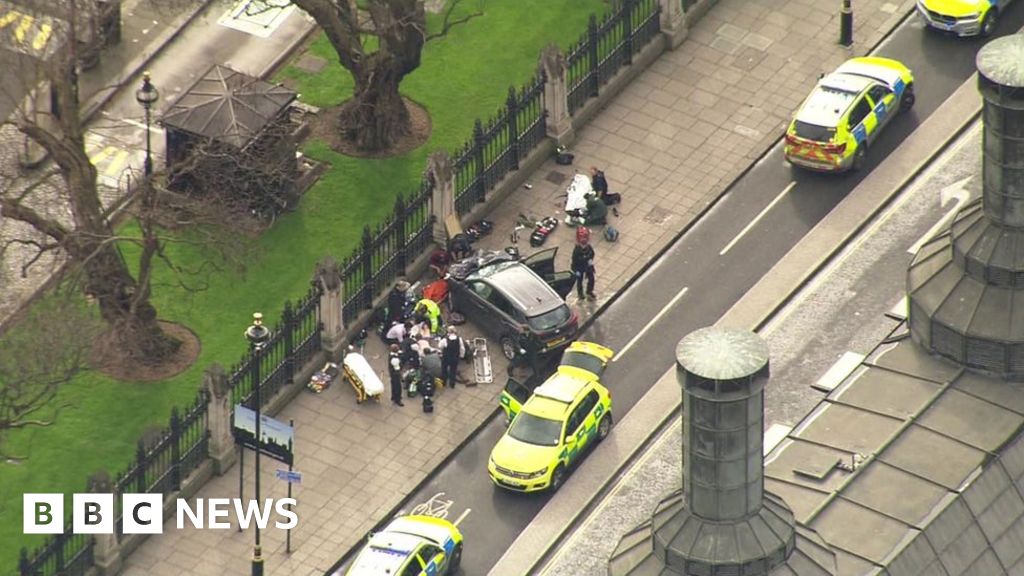 London attack: Welsh MP tells of 'shots' as five people die - BBC News