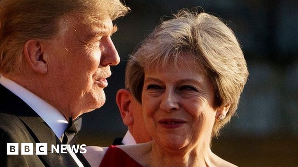 Trump May comments 'a remarkable breach of protocol' - BBC News