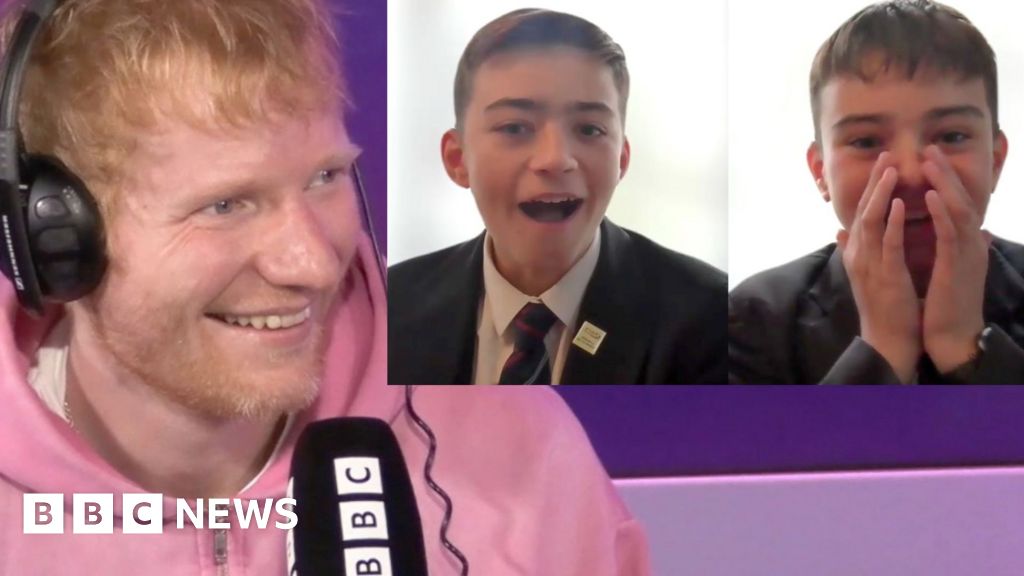 Ed Sheeran surprises BBC Make a Difference Young Hero winner - BBC News
