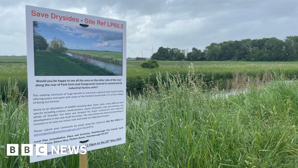 Peterborough riverside green space threatened by development plan