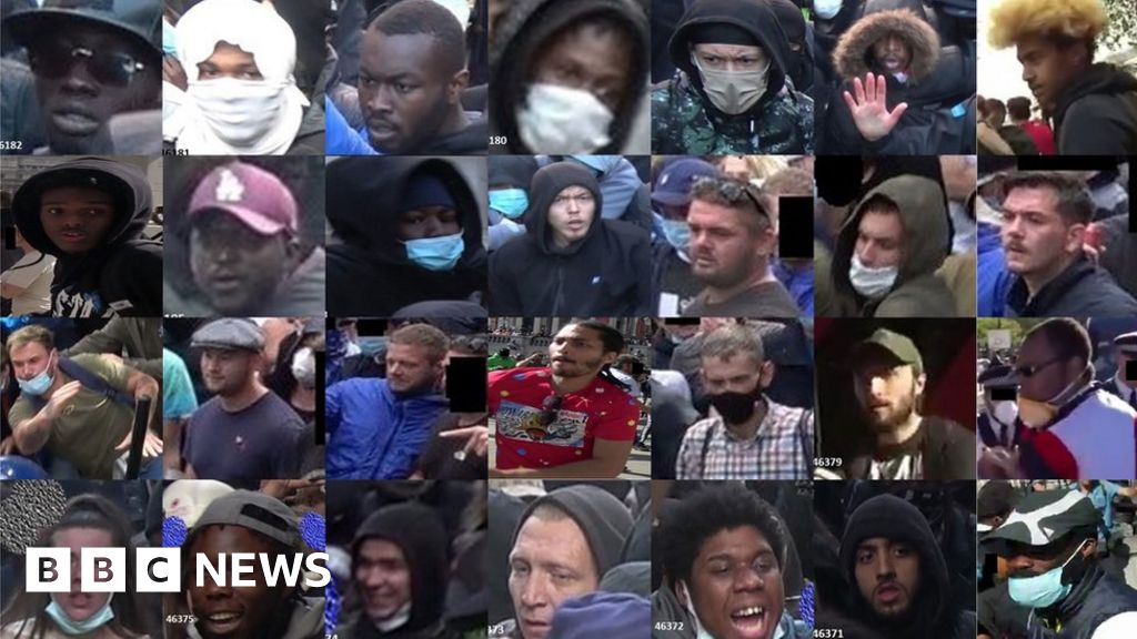 London protests: Police release images of 35 people - BBC News