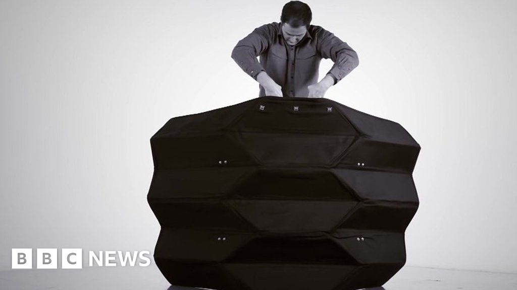An origami inspired bullet-proof shield and other news - BBC News