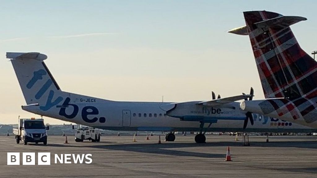 Flybe plane seized by Isle of Man government due to 'outstanding debts ...
