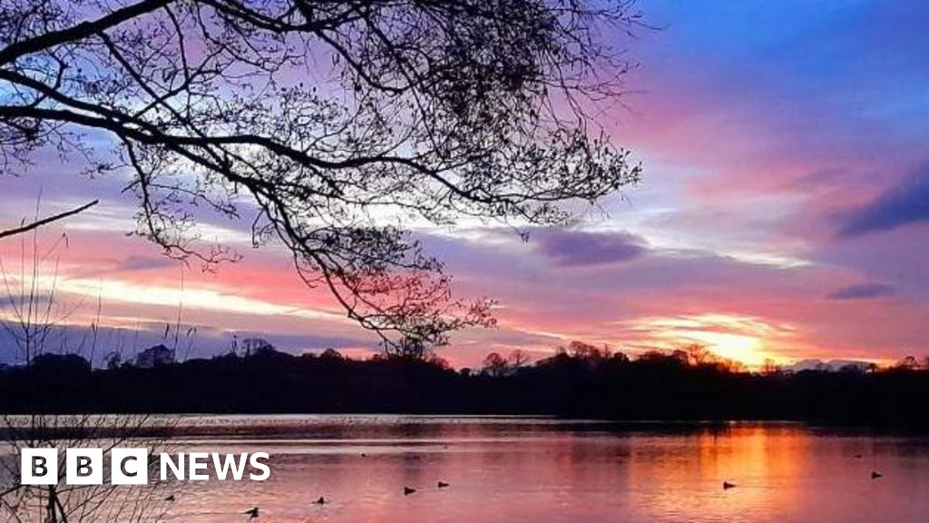 Winter solstice sunrise across West Midlands