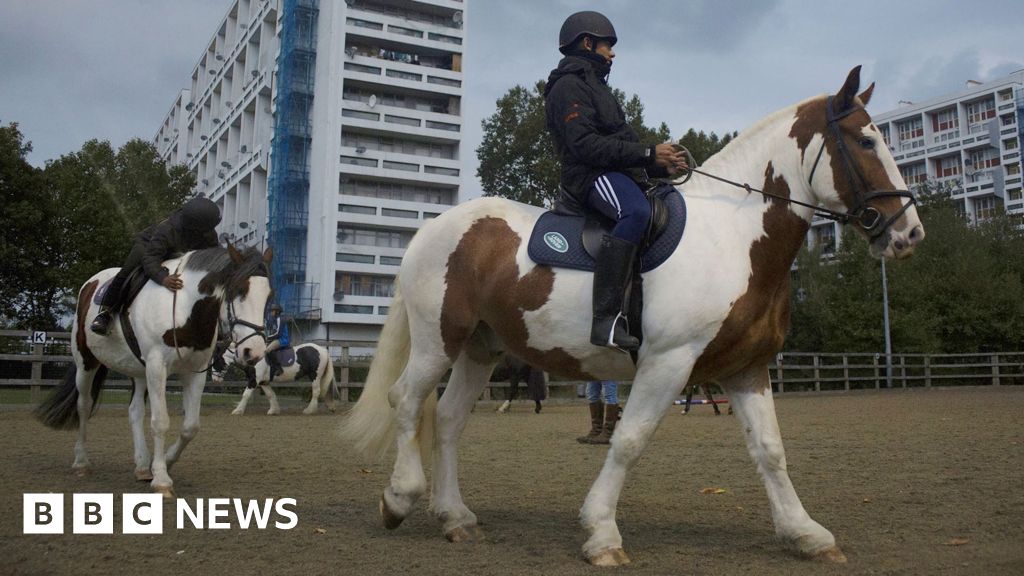 London's inner city riding school - BBC News