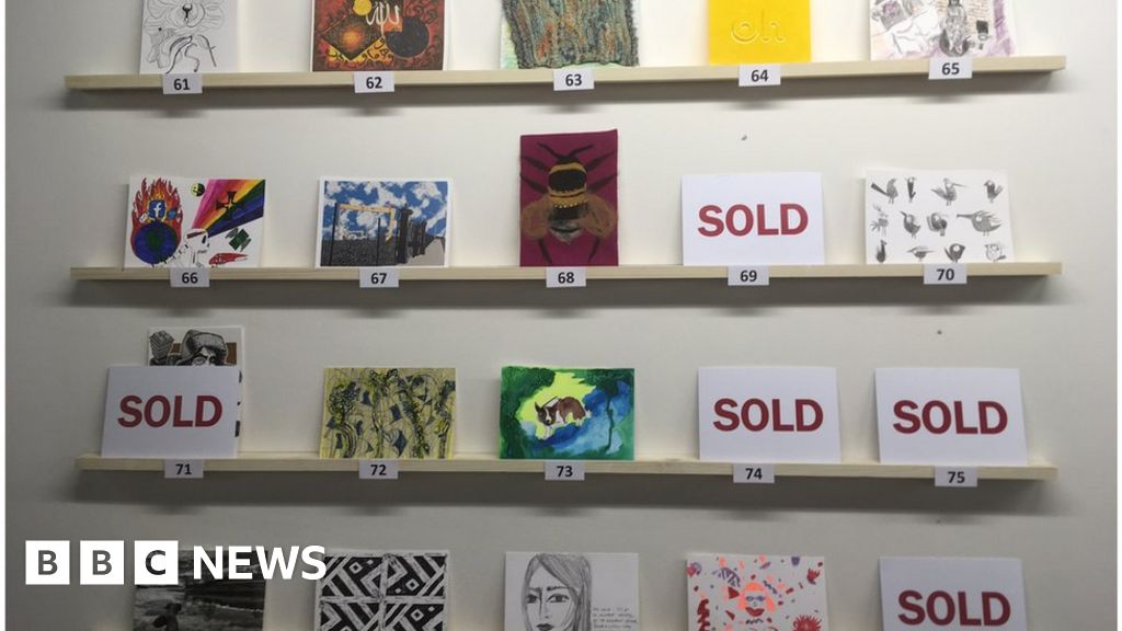 Ulster University's 'secret' postcard exhibition