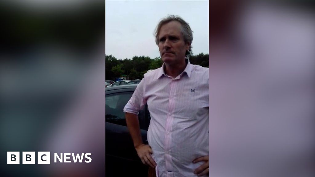 'Ex-BBC producer Fergus Beeley' filmed in road-rage threat - BBC News