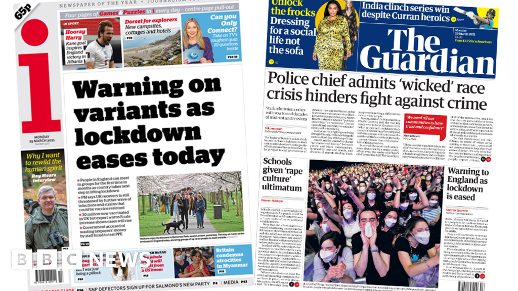 Newspaper headlines: Variants warning, and 'rape culture' in schools ...