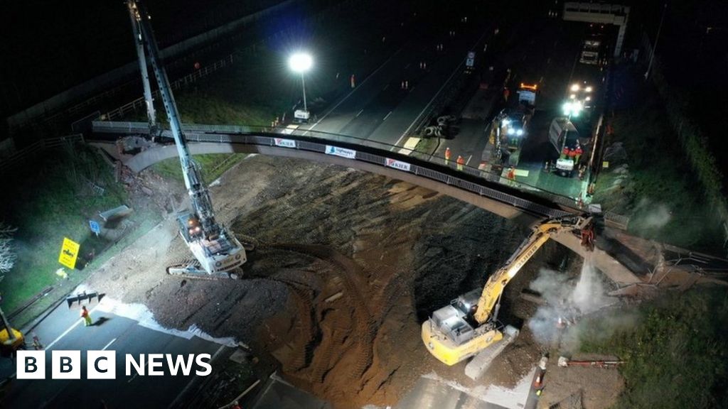 M6 upgrade savings spent on community projects in Staffordshire - BBC News