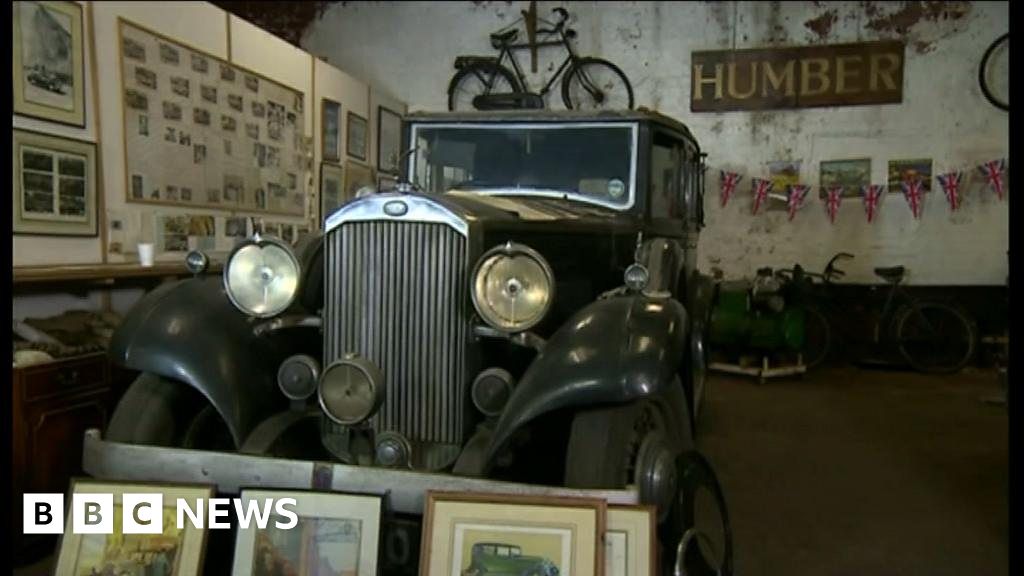 Royal limousines are part of a group of classic cars being a sold by a ...