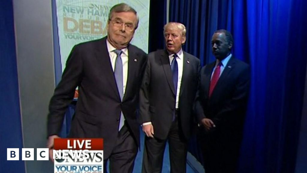 US election 2016: Key moments from Republican debate - BBC News