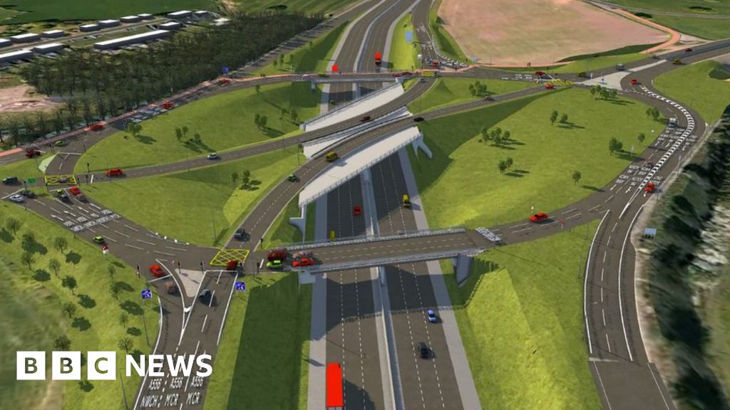 Images of £50m M6 motorway bridge revealed