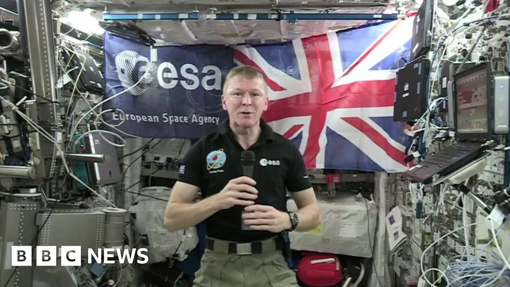 Tim Peake's message from space ahead of return to Earth - BBC News