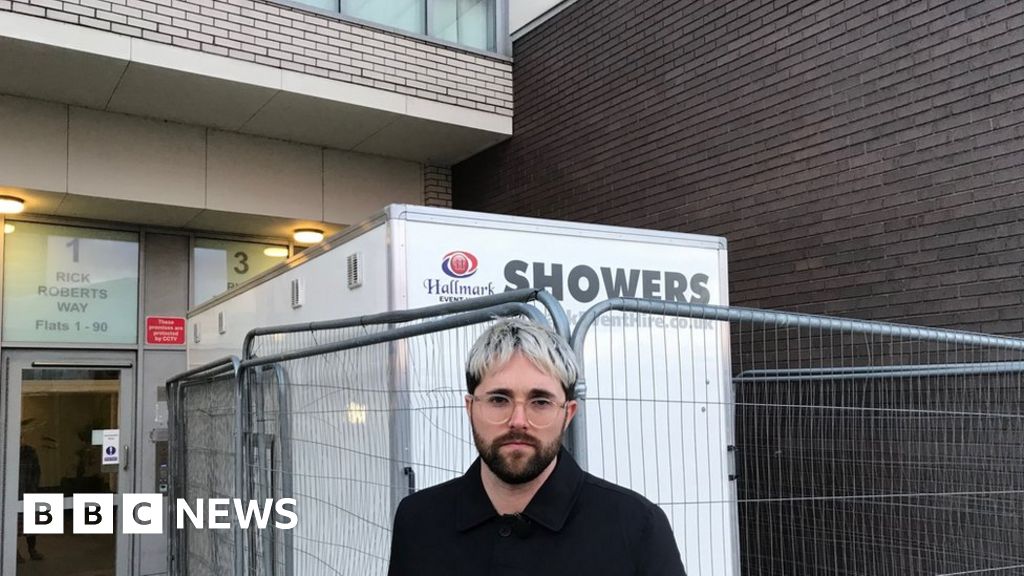 Residents forced to shower outside 'humiliated' - BBC News