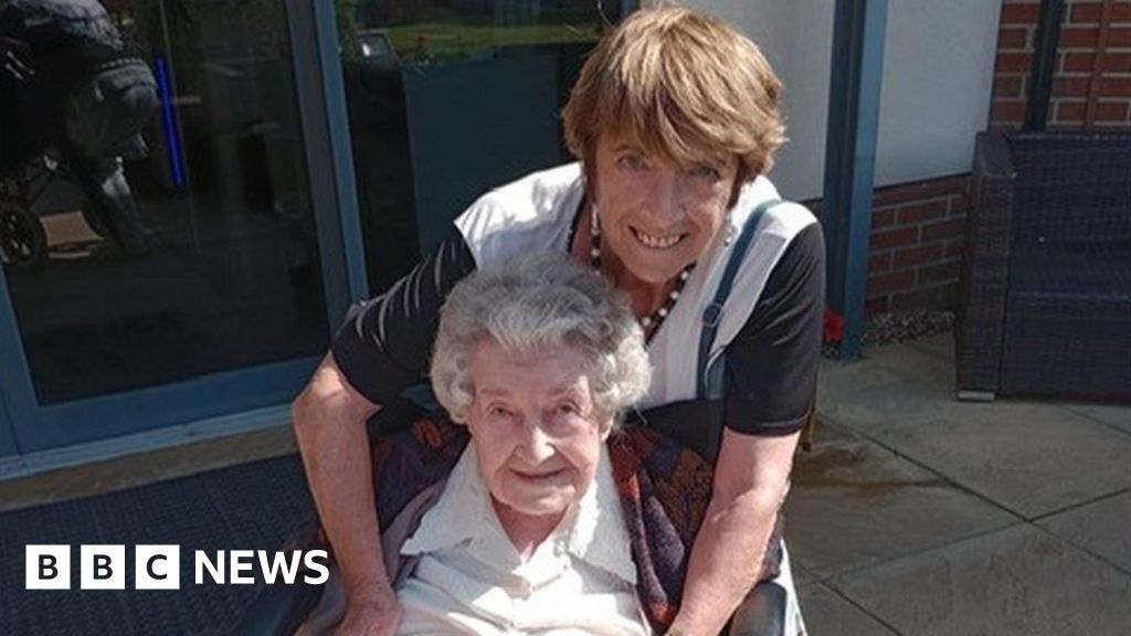 Family celebrates 108-year-old's birthday in Newcastle-under-Lyme - BBC ...