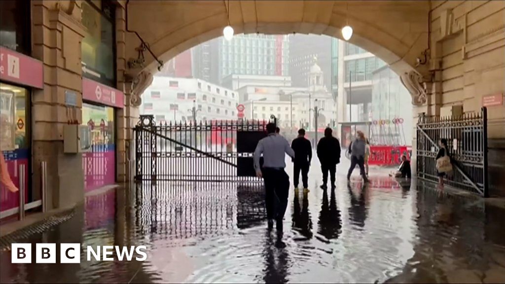 Flash flooding: Videos of the impact in the South East