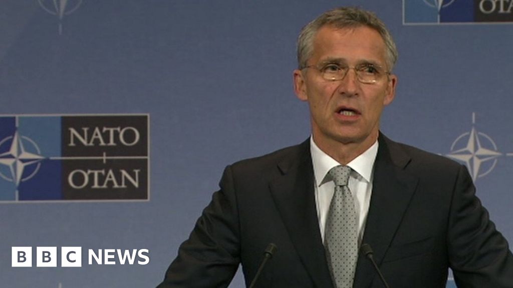 Nato briefing ahead of defence minister talks in Brussels - BBC News