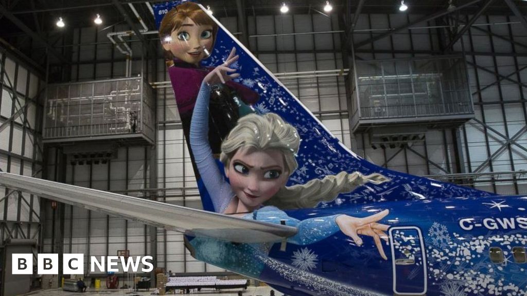 Fly Frozen: The Disney film that's inspired a Canadian WestJet plane ...