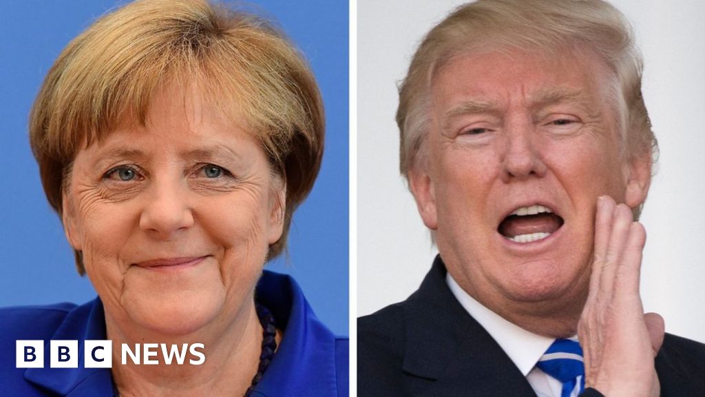 Trump has 'enormous respect' for Merkel, says aide - BBC News