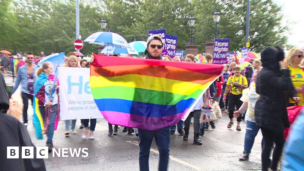 Thousands take part in Pride Glasgow parade - BBC News