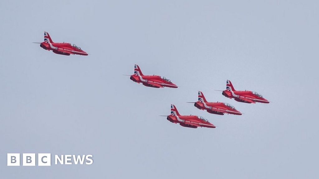 In pictures: Red Arrows' journey to Commonwealth Games