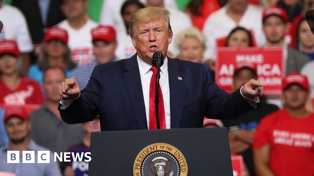 Donald Trump formally launches 2020 re-election bid - BBC News