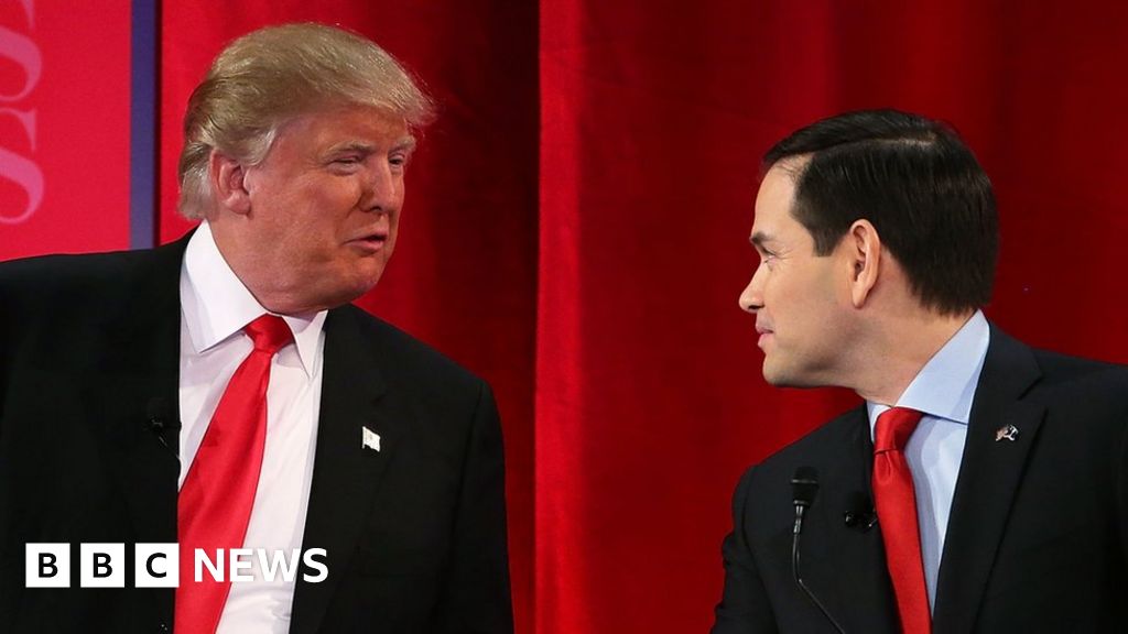 US election 2016: Five insults traded by Trump and Rubio - BBC News