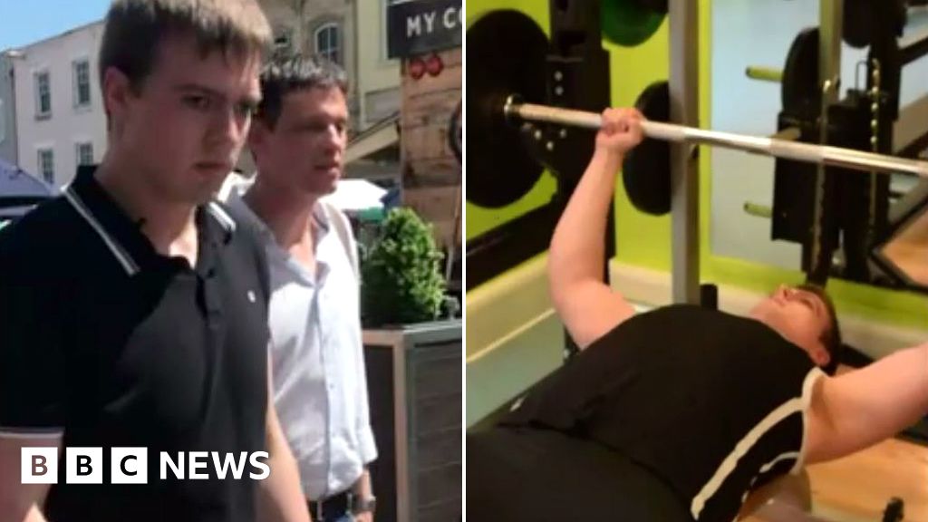 Blind man's fitness journey - BBC News