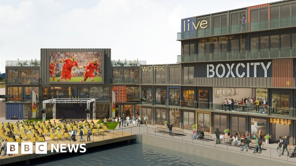 Plans for Cardiff Bay 'box city' of shipping containers - BBC News