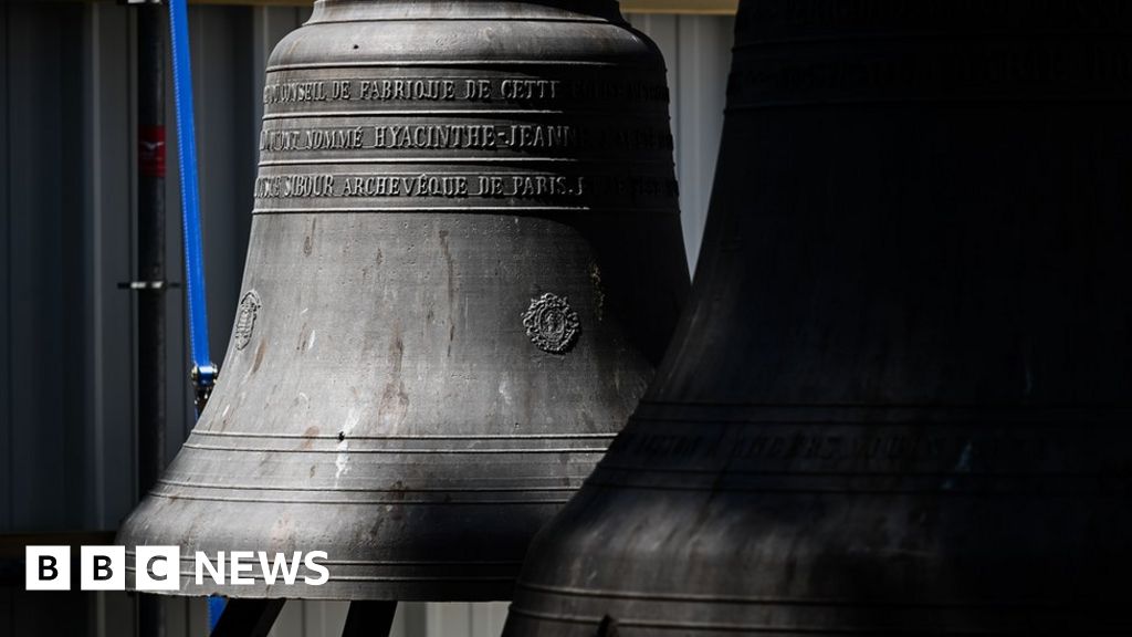 Thieves target bronze bells from French churches - BBC News
