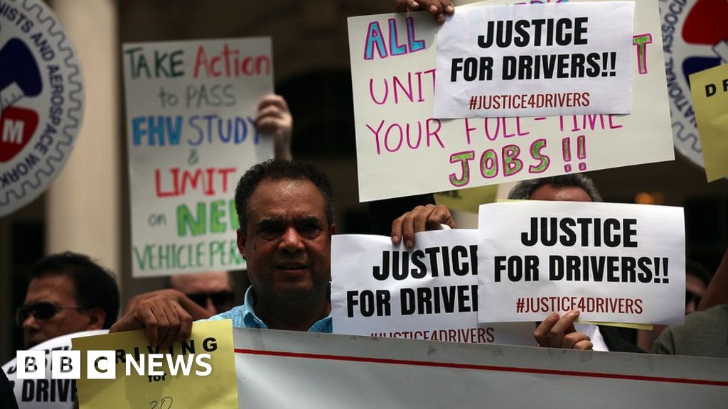 Ride-hailing apps and the war for drivers - BBC News