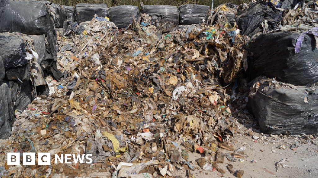 Organised criminals blamed for bale waste - BBC News