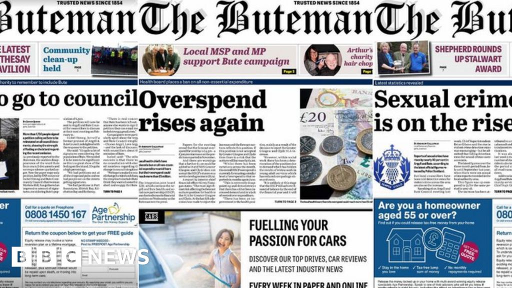 The Buteman weekly newspaper to close after 165 years - BBC News