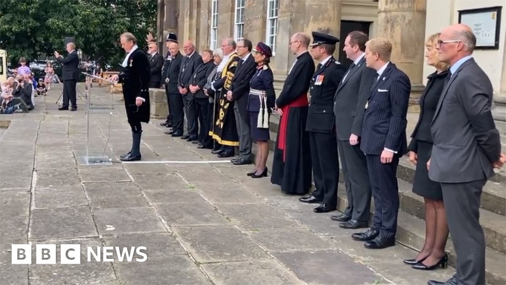 King Charles III: Proclamations take place in North Yorkshire - BBC News