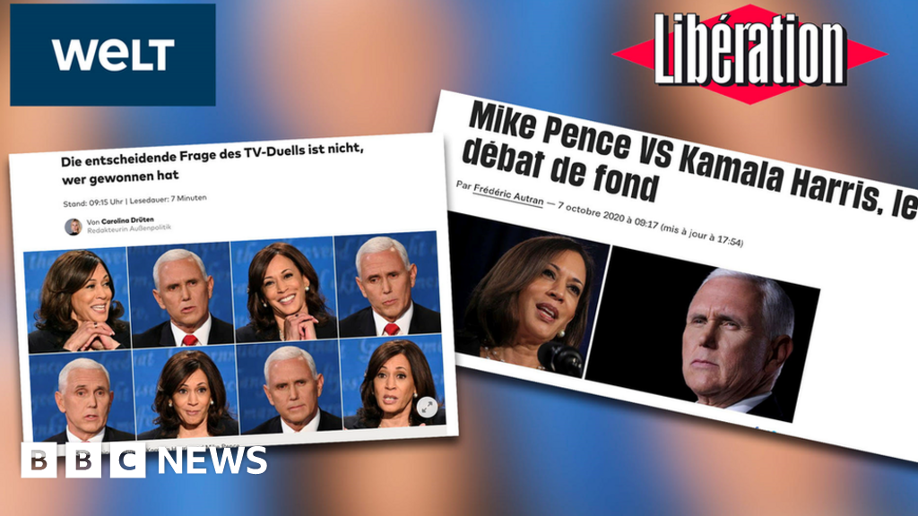 Global media relieved at 'civil' debate in US - BBC News